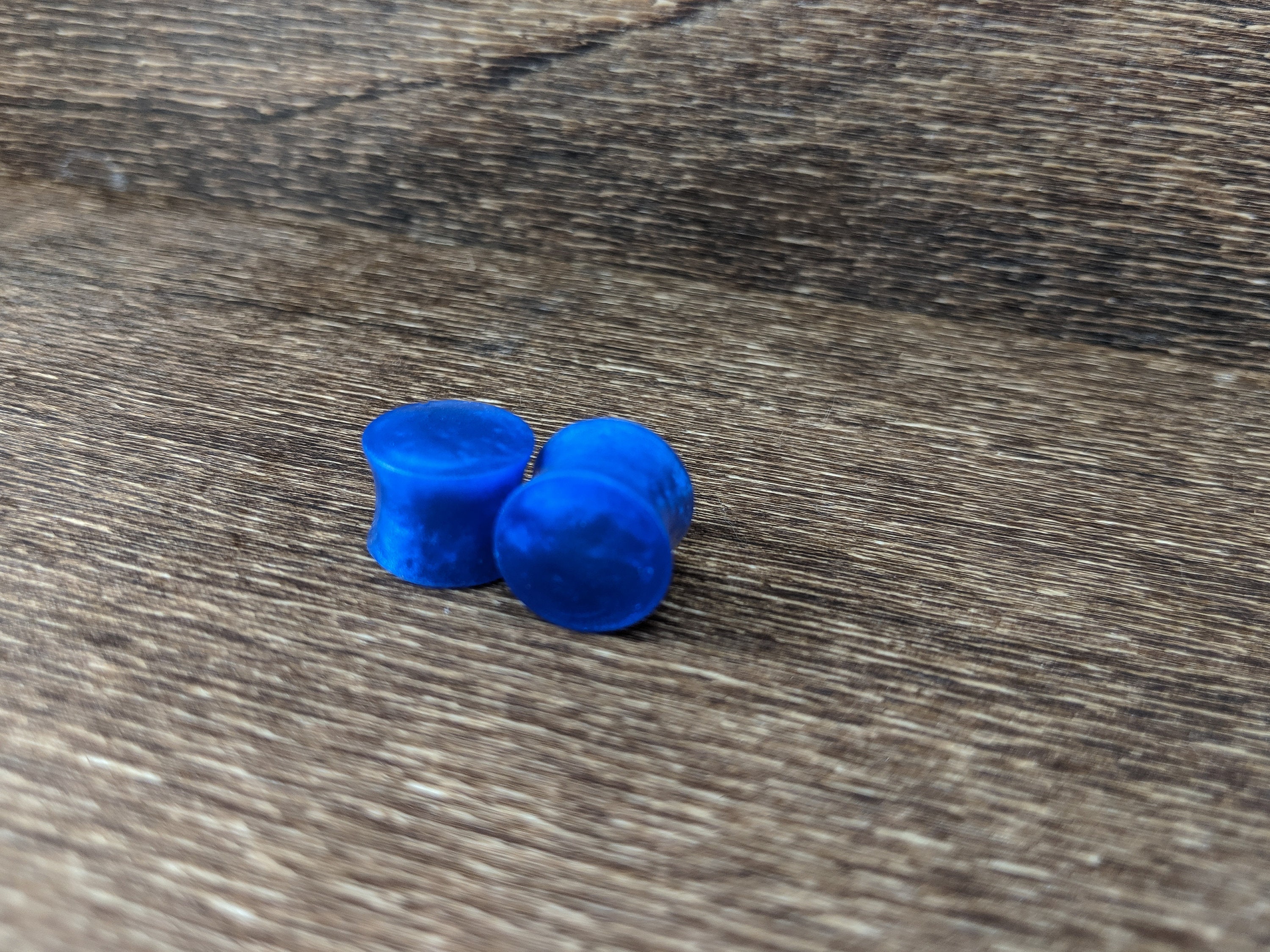 Cobalt Blue Plugs Blue Pearl Gauges Blue Plugs Double Flare | Etsy