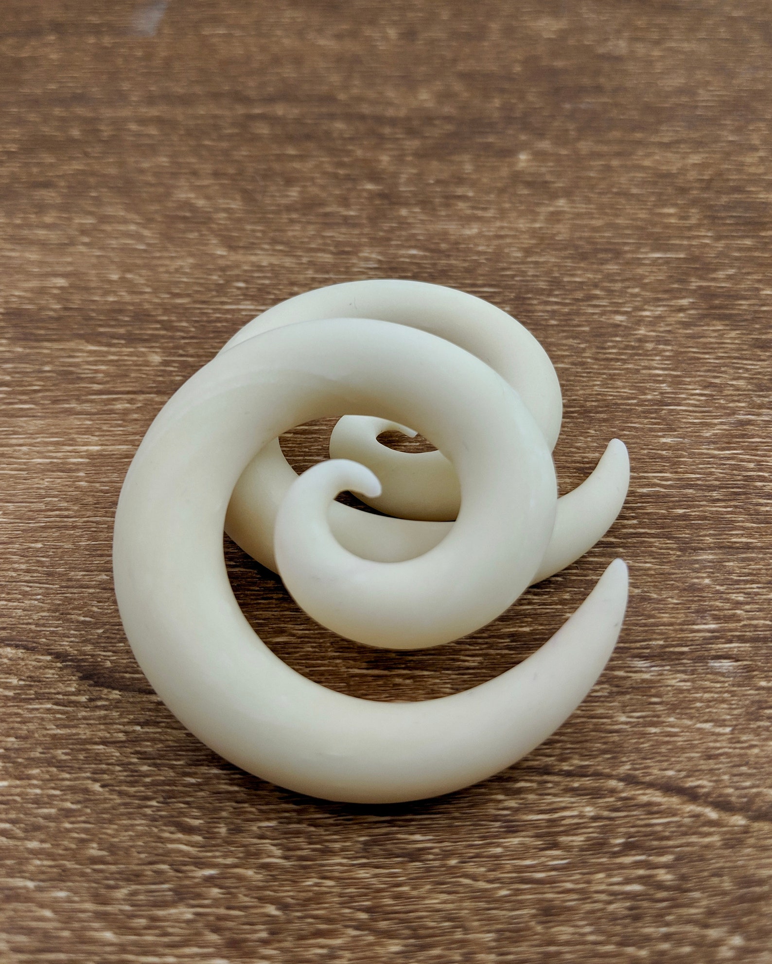 Glow in the Dark Spiral Gauged Earrings Spiral Gauges Clay | Etsy