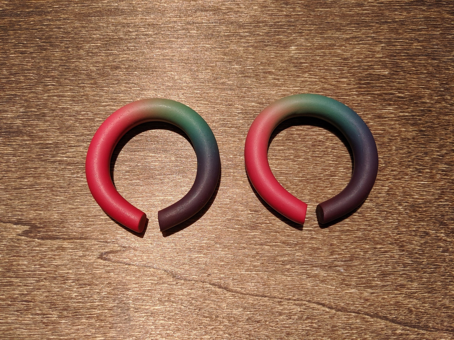 Rainbow Ombre Customizable Gauges, Pride Gauges, LGBTQ Jewelry, Hoop ...