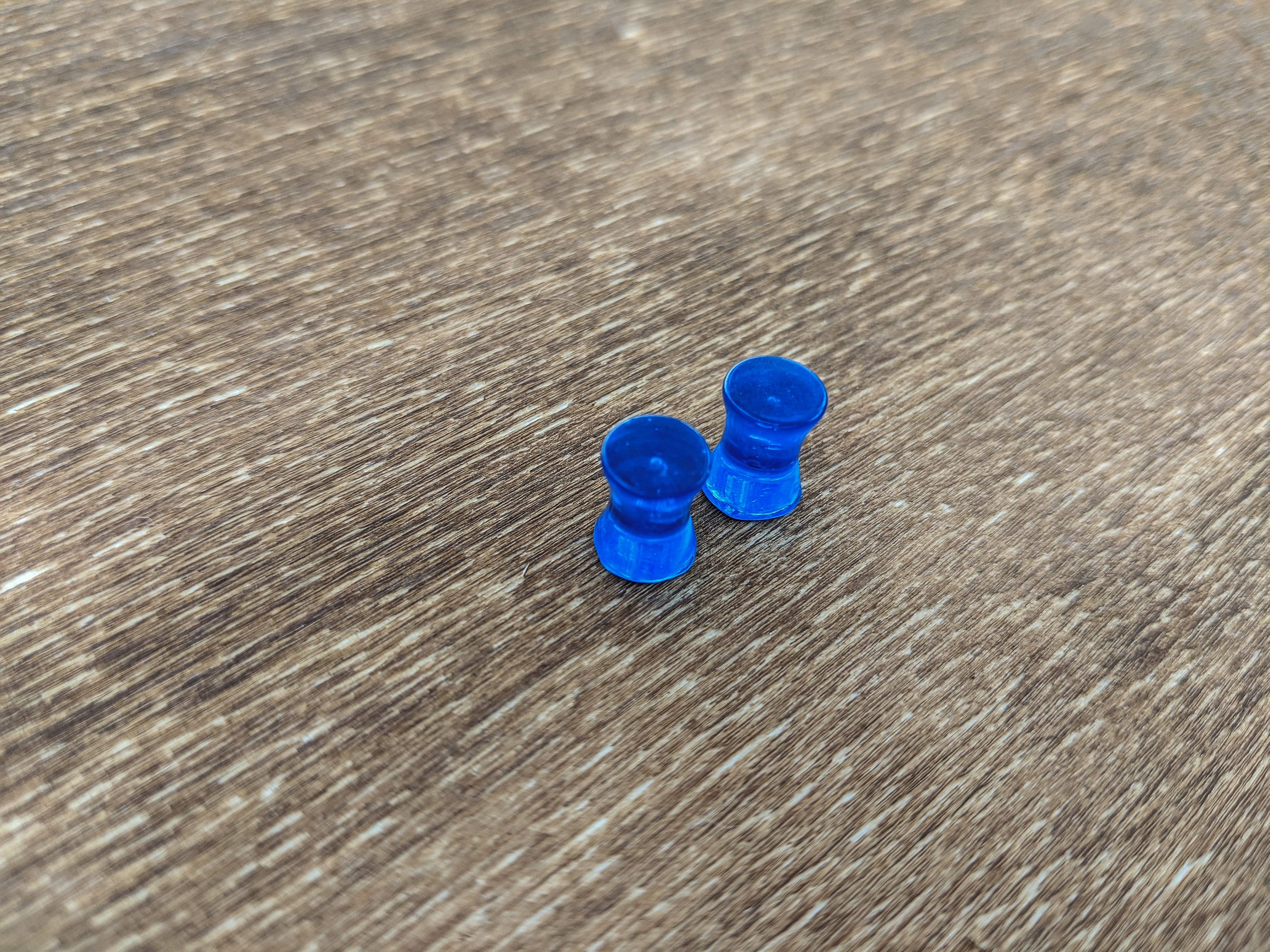 Clear Blue Round Plugs Blue Plugs Double Flare Plugs Body - Etsy UK