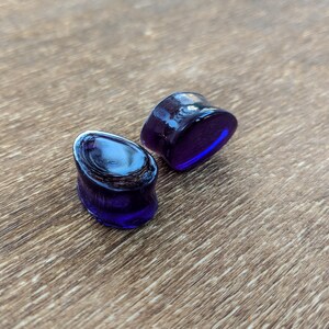 Dark Purple Teardrop Plugs, Teardrop Gauges, Tear Drop, Double Flare ...
