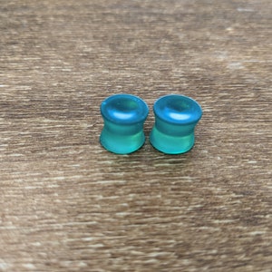 Clear Green Round Plugs, Green Plugs, Double Flare Plugs, Body Jewelry ...