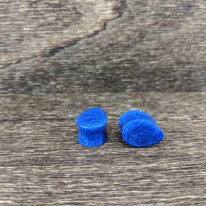 Cobalt Blue Teardrop Plugs, Teardrop Gauges, Tear Drop, Double Flare ...