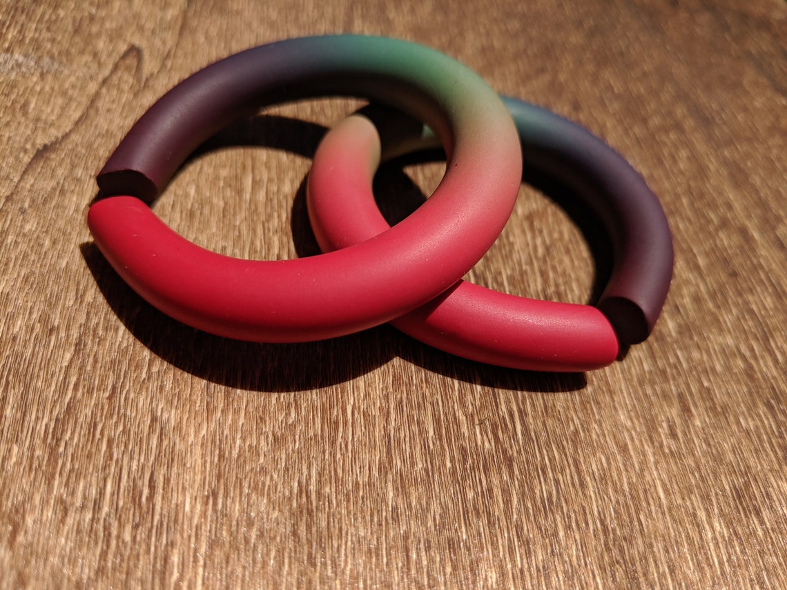 Rainbow Ombre Customizable Gauges, Pride Gauges, LGBTQ Jewelry, Hoop ...