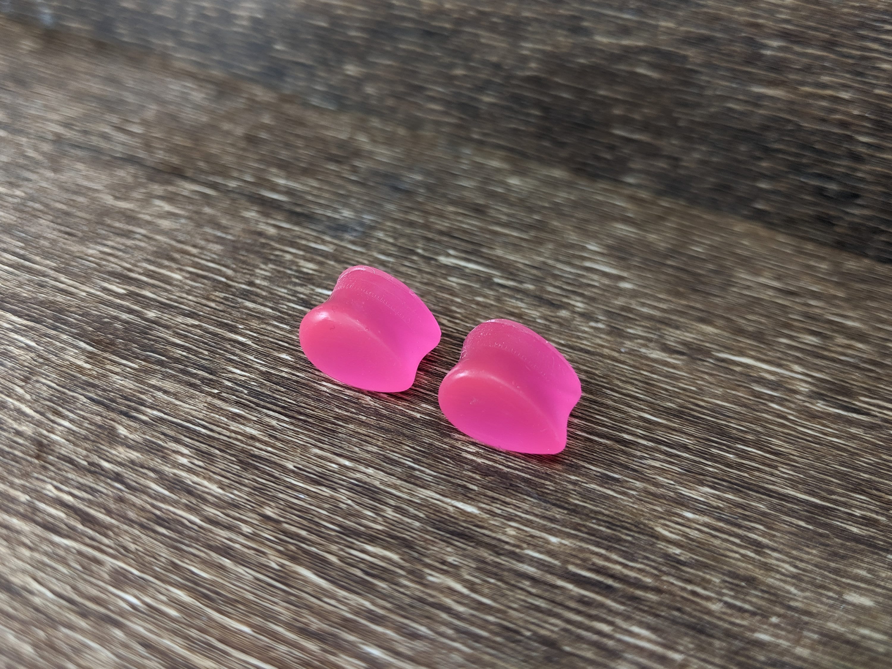 Hot Pink Teardrop Plugs Teardrop Gauges Tear Drop Double | Etsy