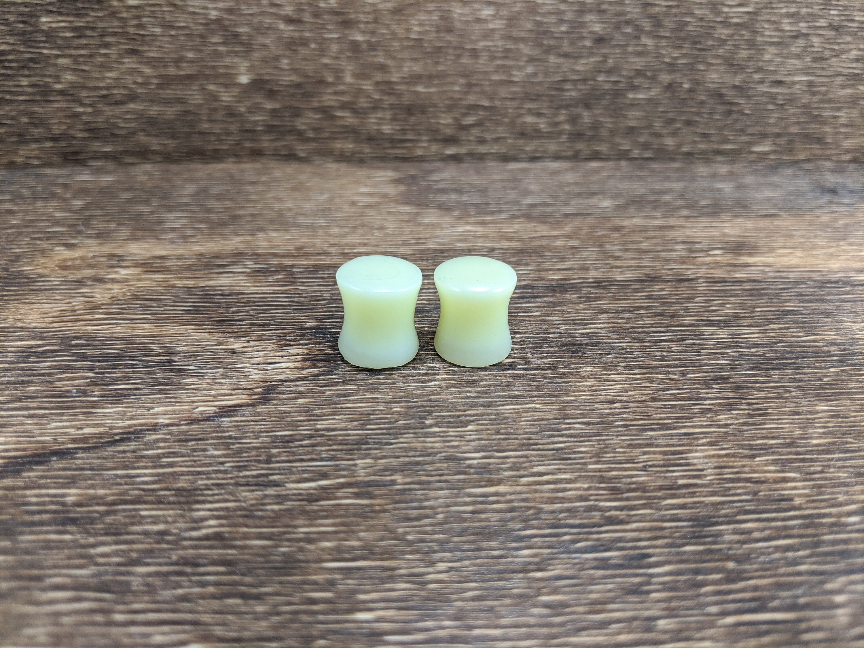 Pastel Yellow Plugs Double Flare Plugs Body Jewelry Yellow | Etsy