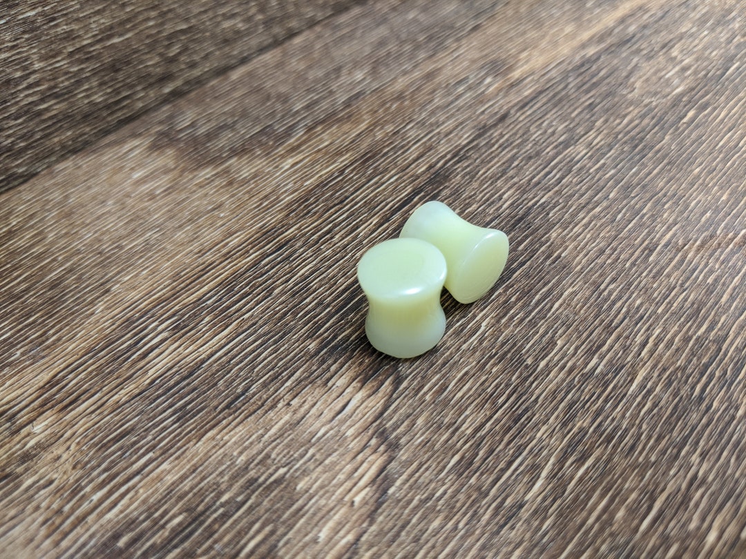 Pastel Yellow Plugs, Double Flare Plugs, Body Jewelry, Yellow Gauges ...