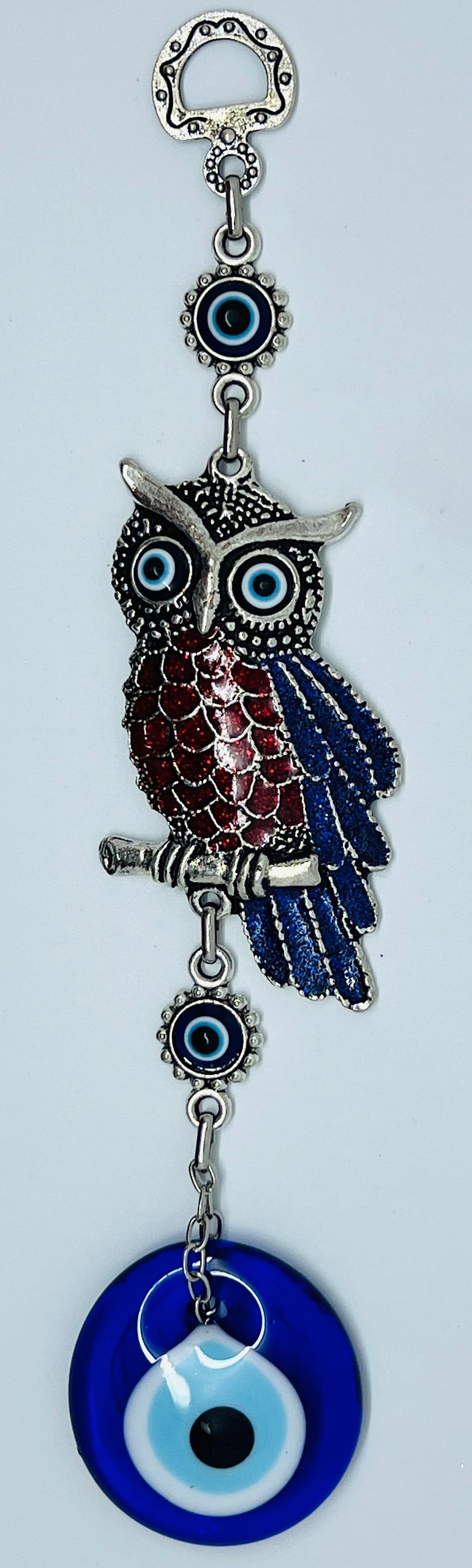 Evil Eye Good Luck Eye Owl Metal Ornament, New - Etsy