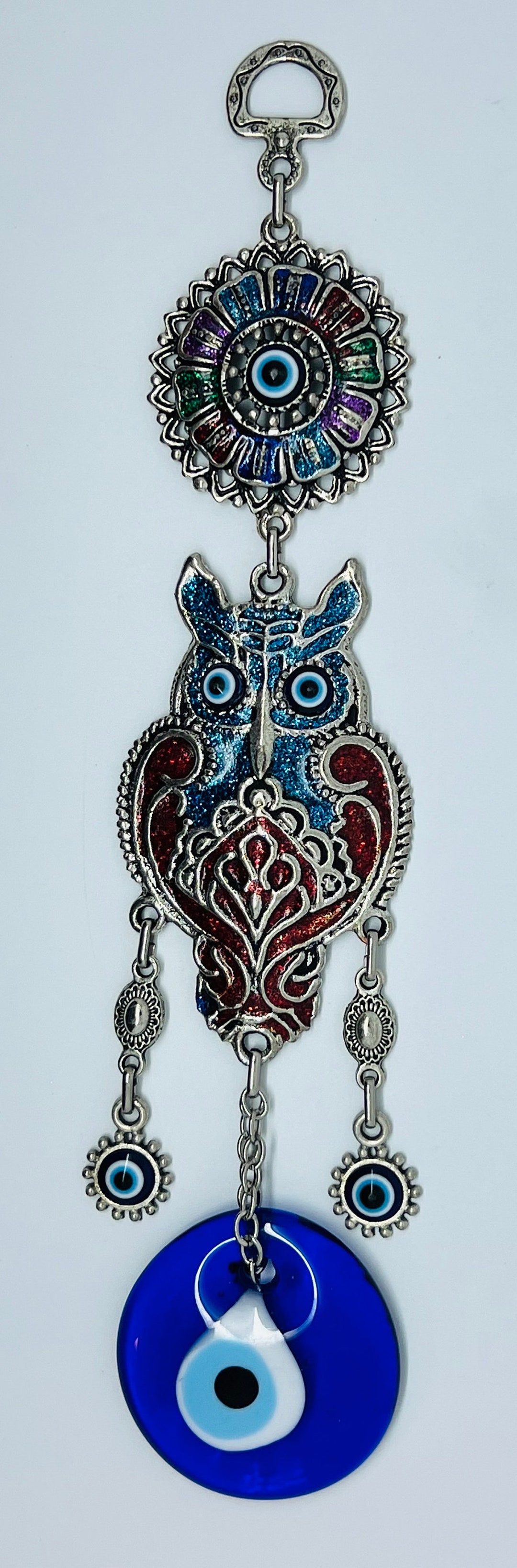 Evil Eye Good Luck Eye Owl Metal Ornament, New - Etsy