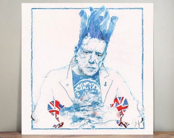 Johnny Rotten Art Print - Etsy