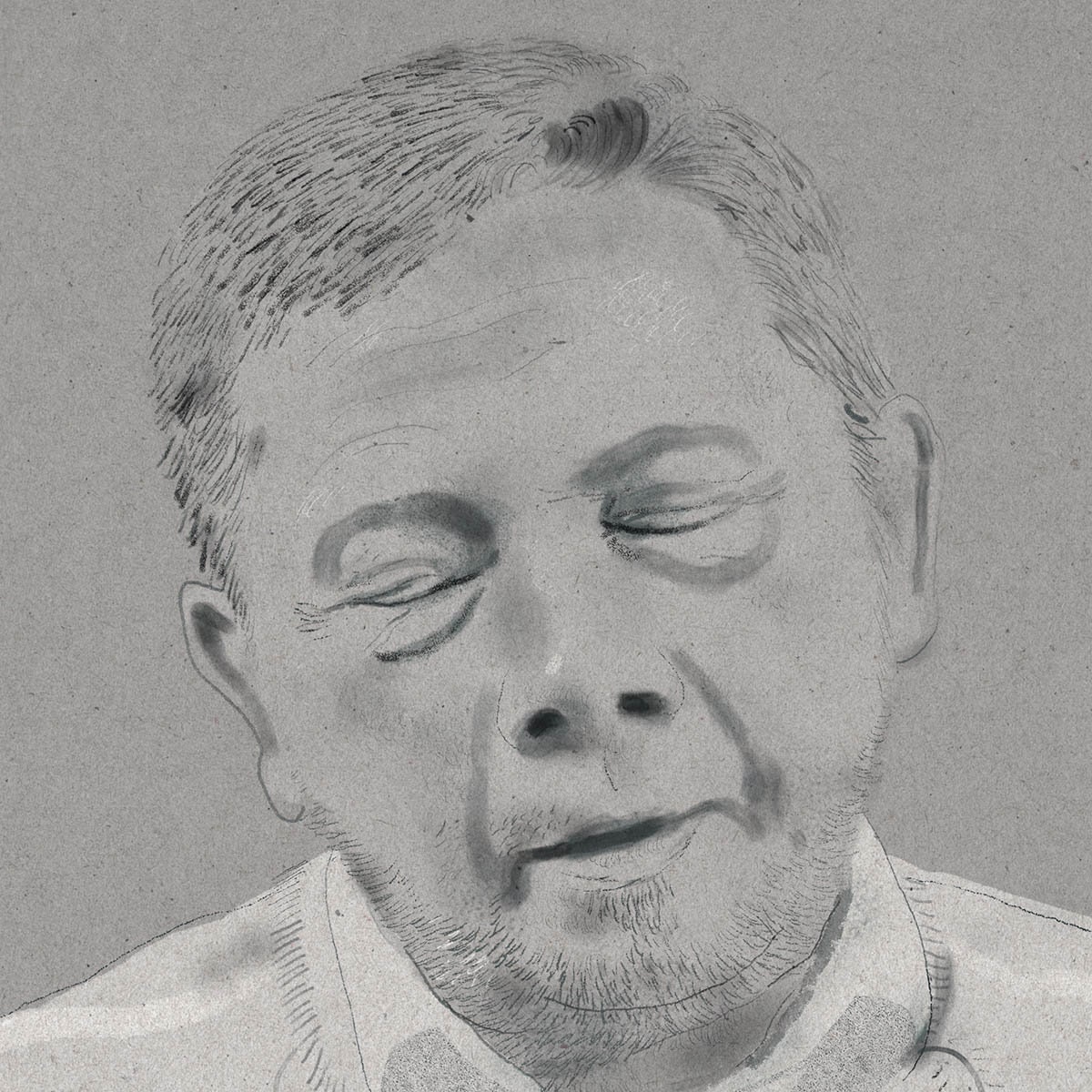 Eckhart Tolle - Illustration - Wall Art - Art Print - Portrait - Home ...