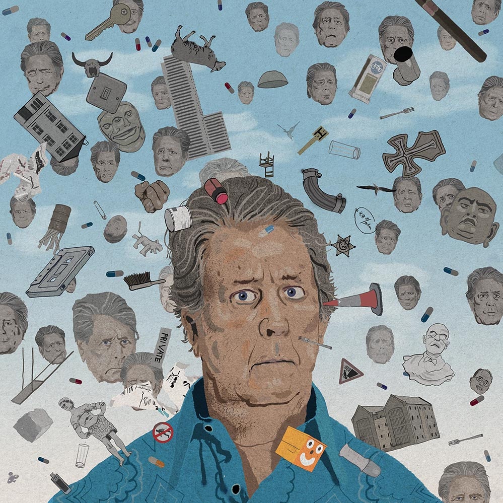 Brian Wilson - Illustration - Wall Art - Art Print - Portrait - Home ...