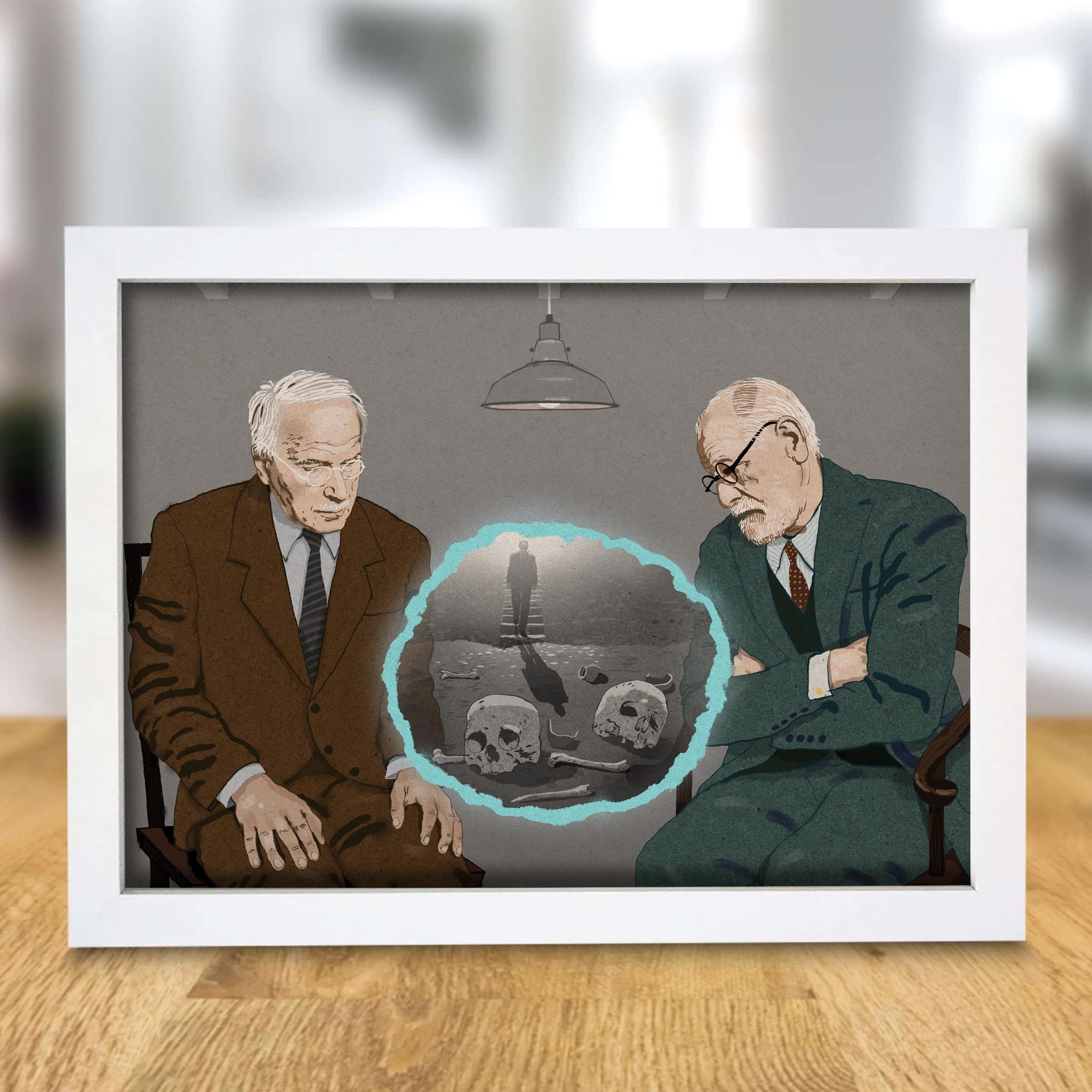 Carl Jung Freud Psychology Dreams Wall Art Art Print - Etsy