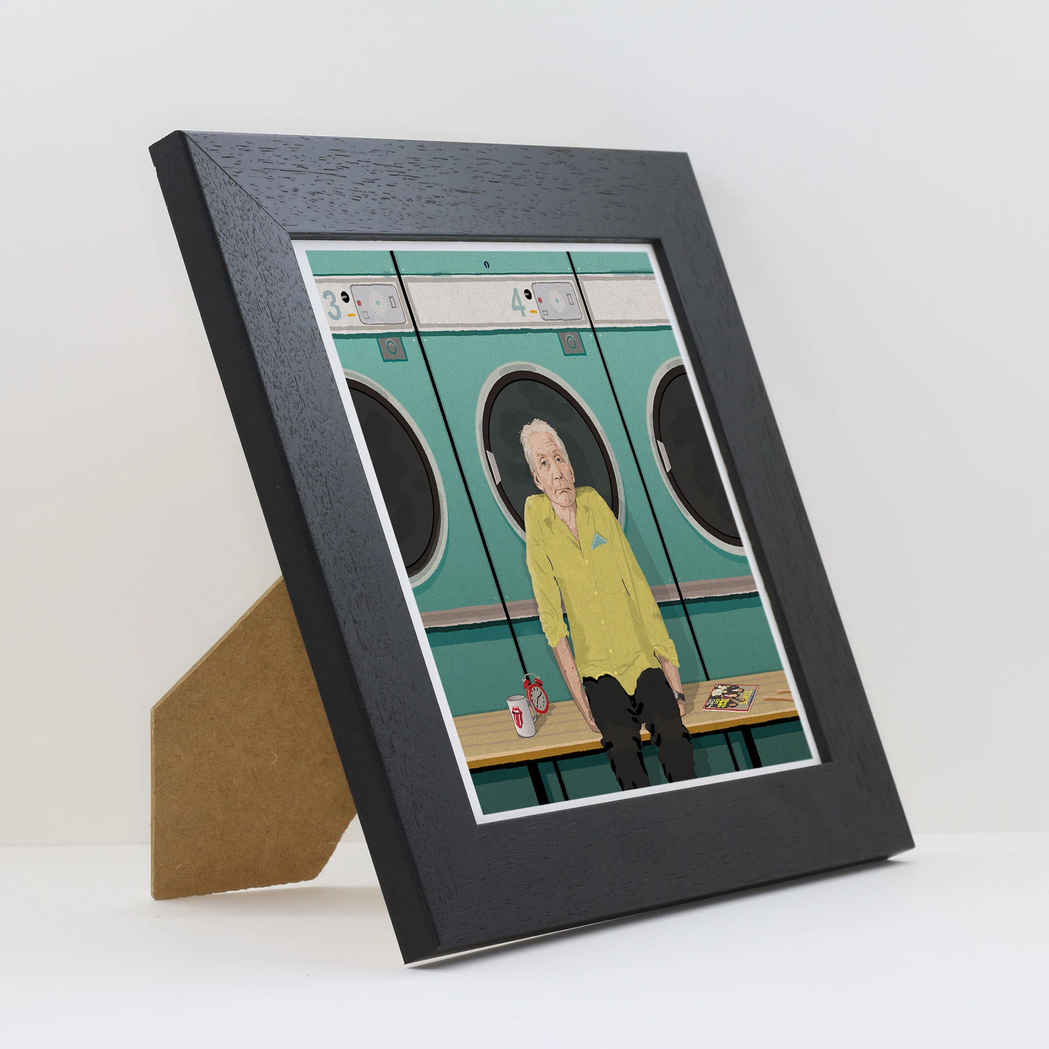 Charlie Watts Illustration Wall Art Art Print Portrait - Etsy