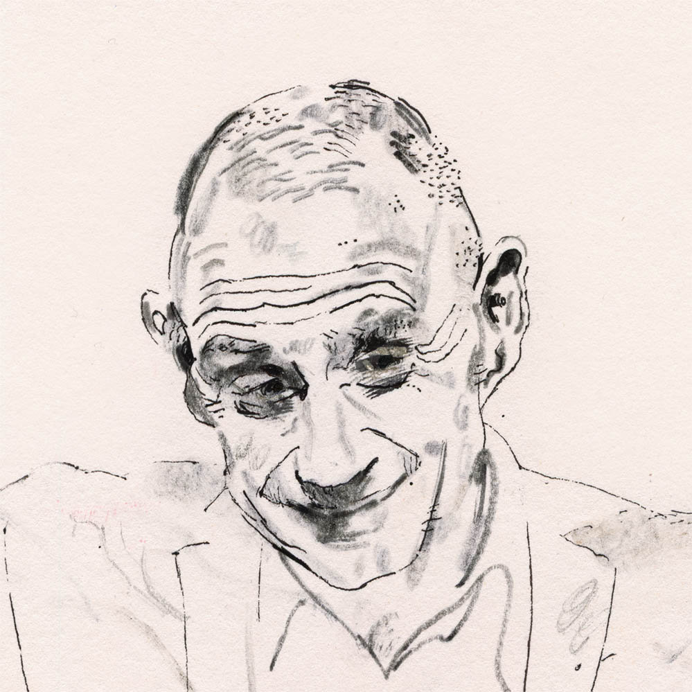 Noam Chomsky Illustration Wall Art Art Print Portrait Home Decor Pen ...