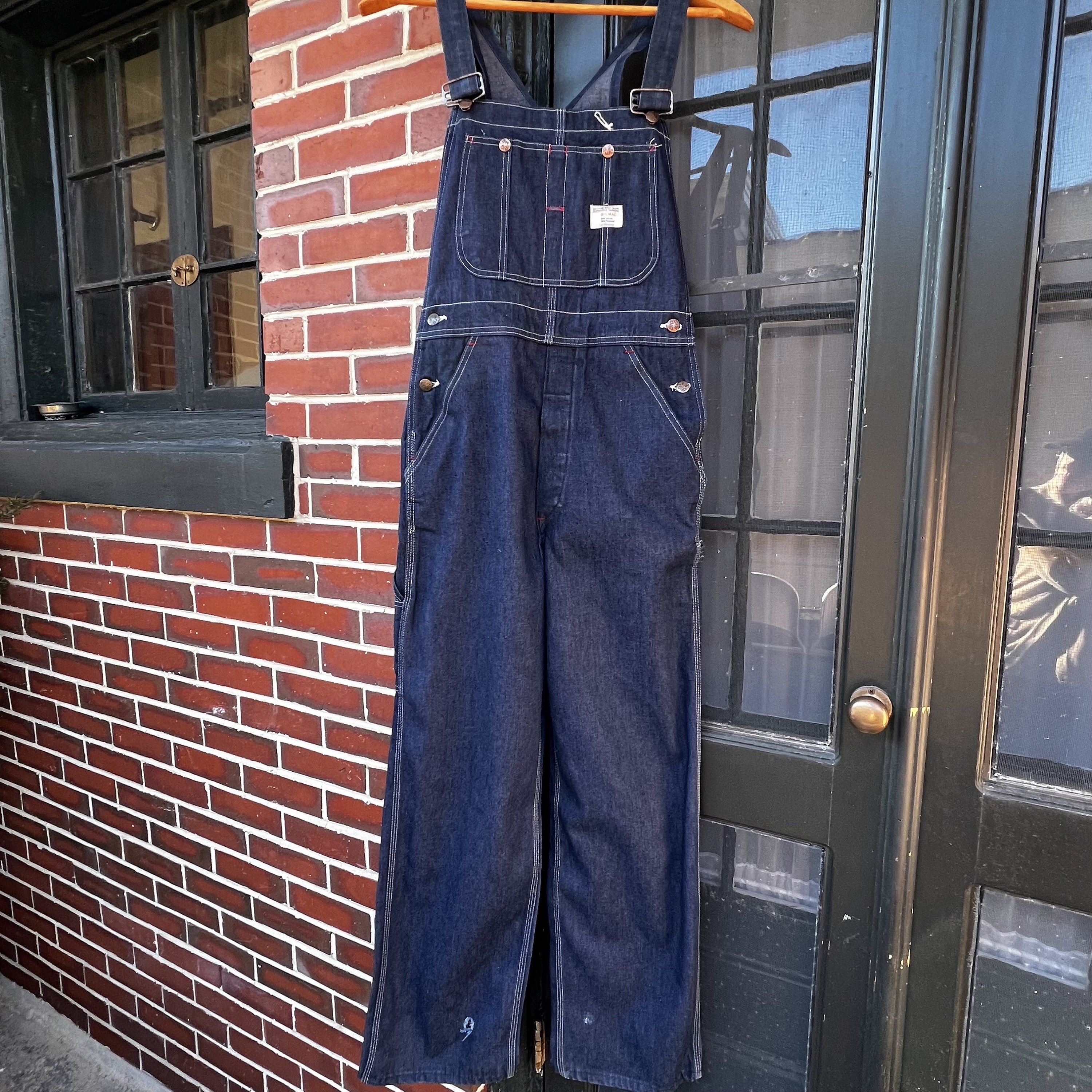 Vintage 70s 31 Big Mac Square Bak Overalls Jcpenney - Etsy