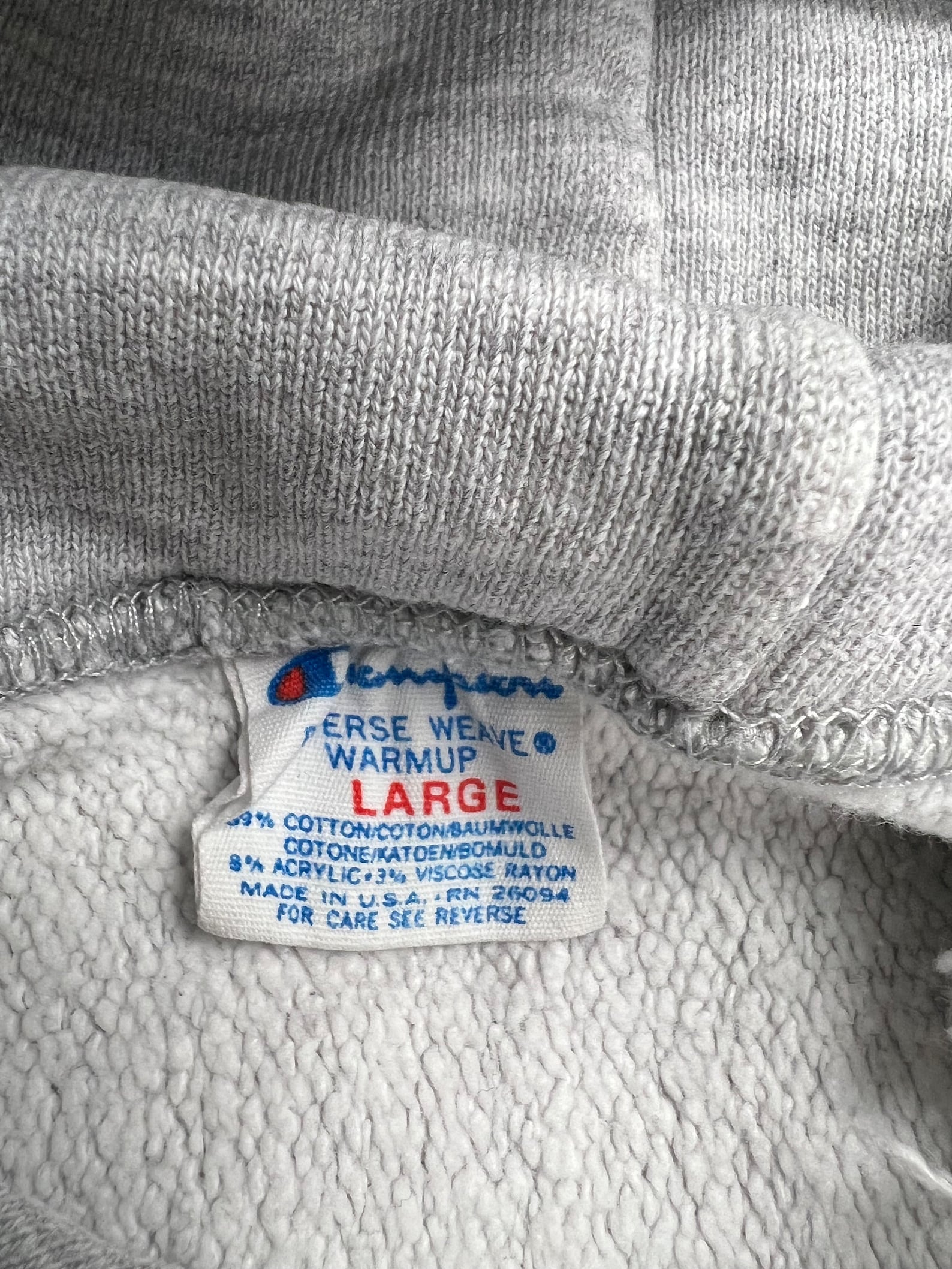 80s Champion Reverse Weave Hoodie Distressed Vermont Large - Etsy