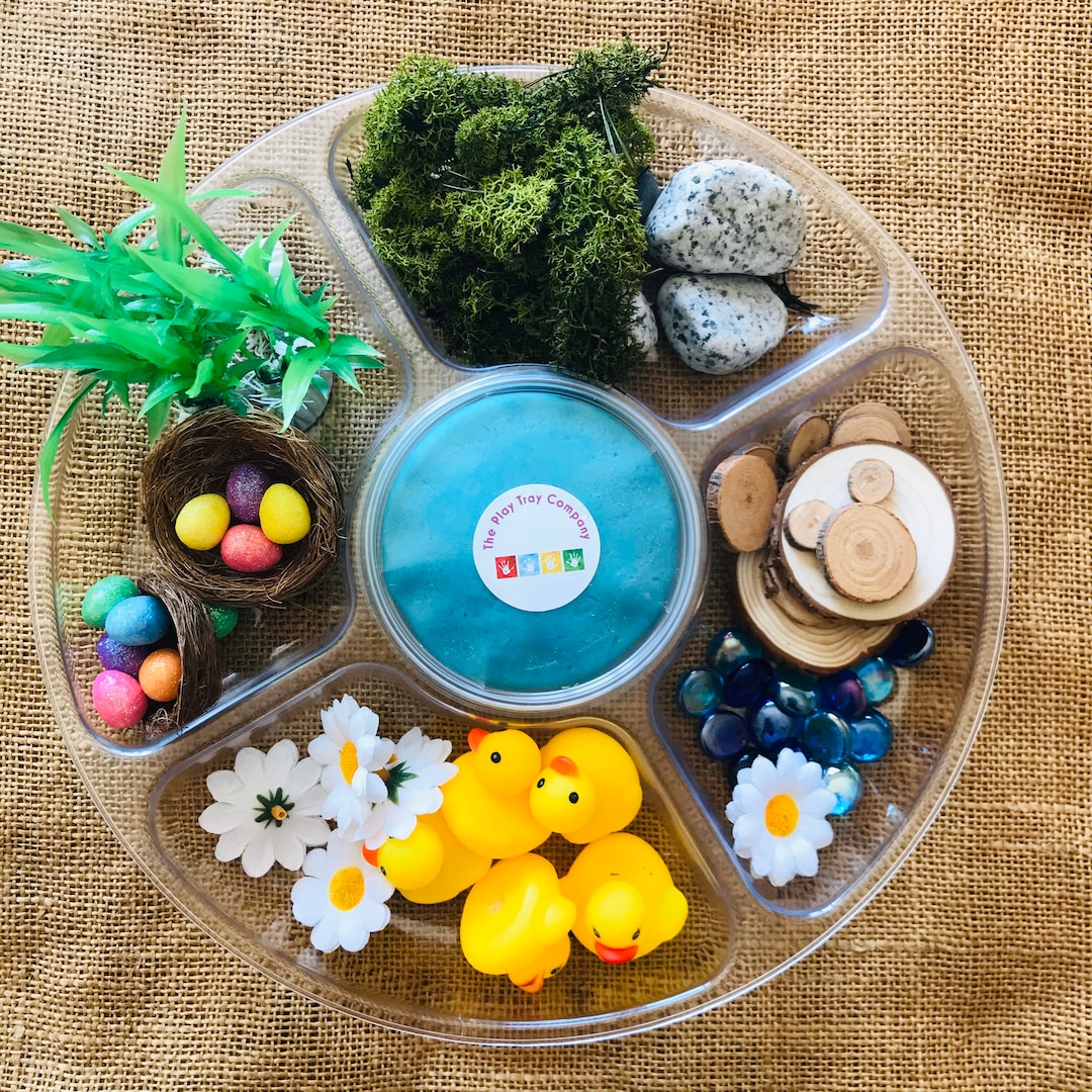 5 Little Ducks Play Tray Montessori Loose Parts Open Ended Play - Etsy