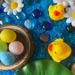 5 Little Ducks Sensory Bin Loose Parts Open Ended Play - Etsy