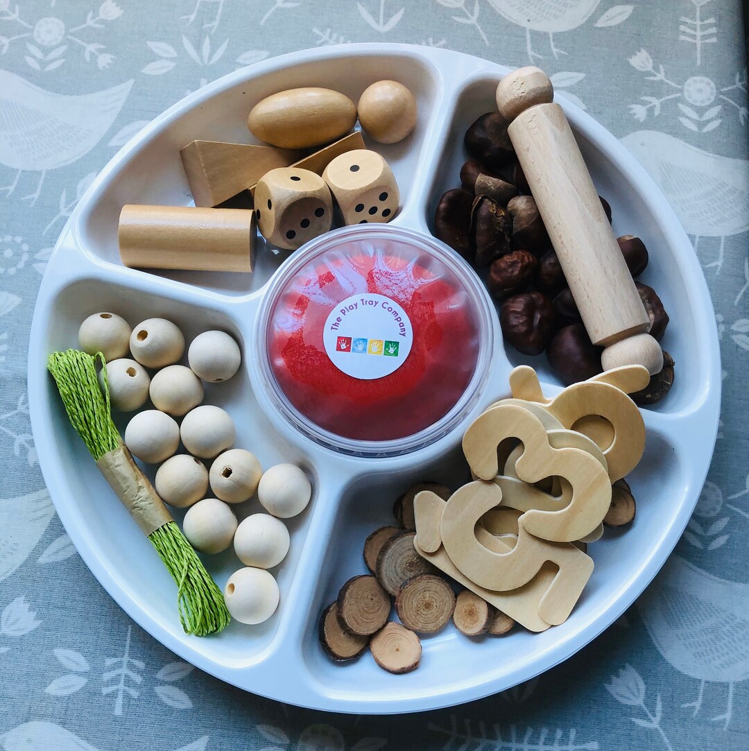 Maths Tray Montessori Loose Parts Open Ended Play - Etsy