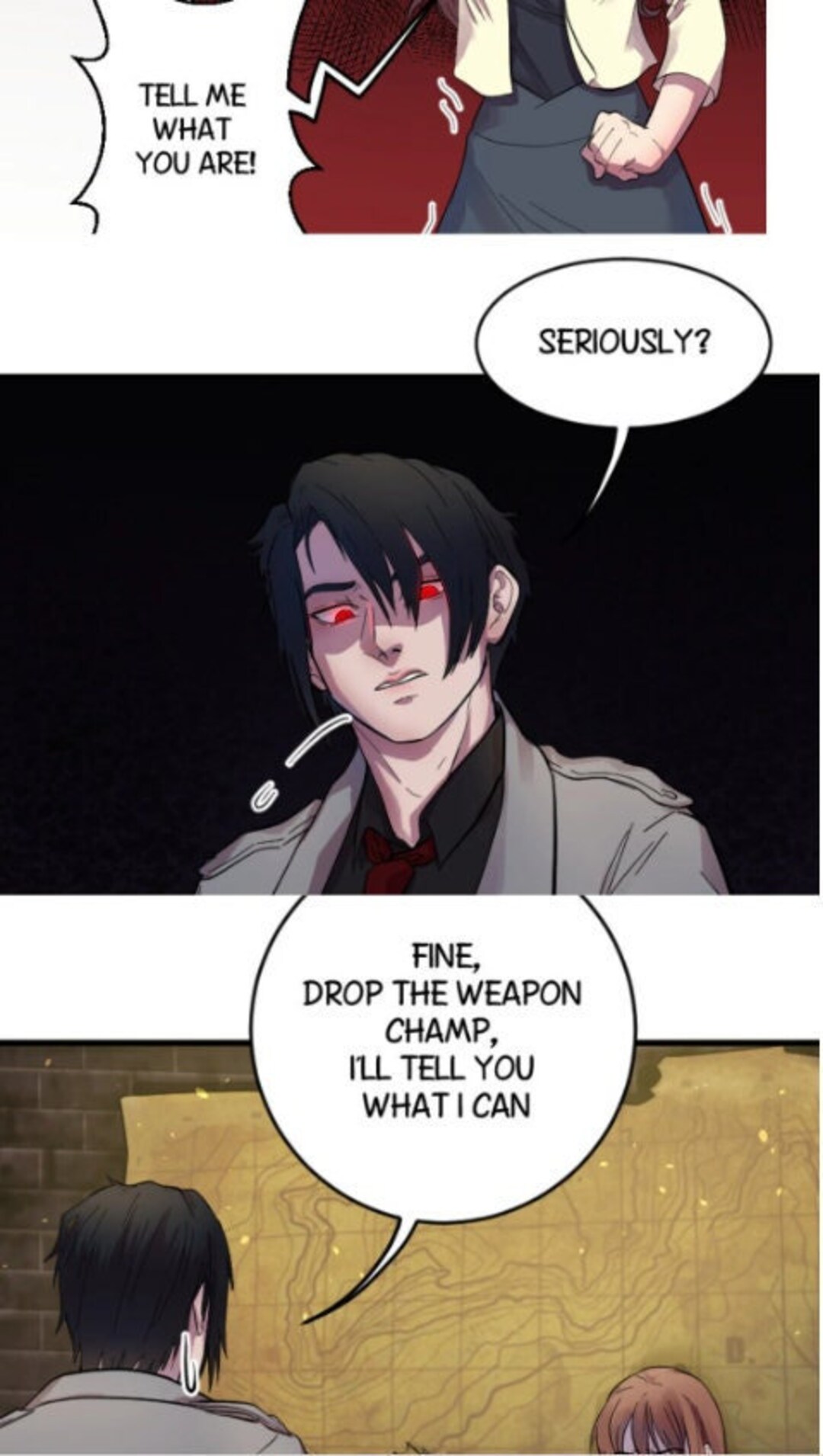 Cómic a todo color/escala de grises Manga Dibujos animados Anime ...