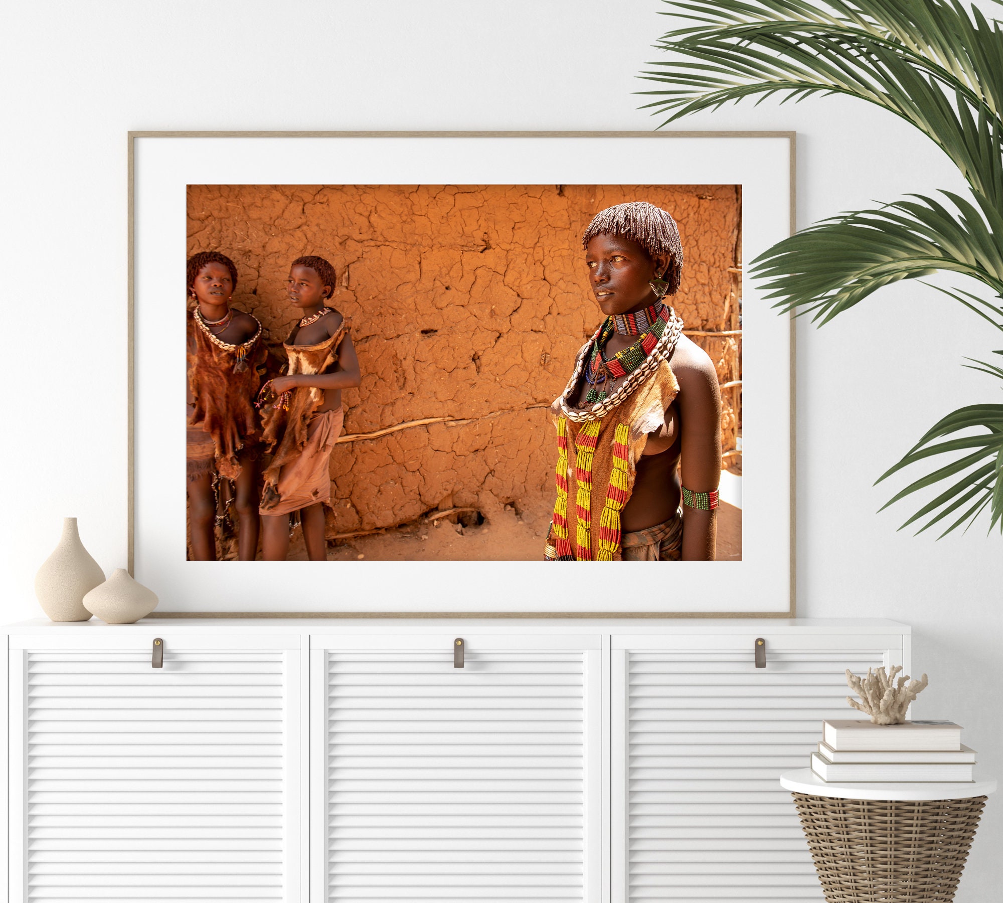 African American Art Hamar Tribe Portrait Print Large Wall | Etsy