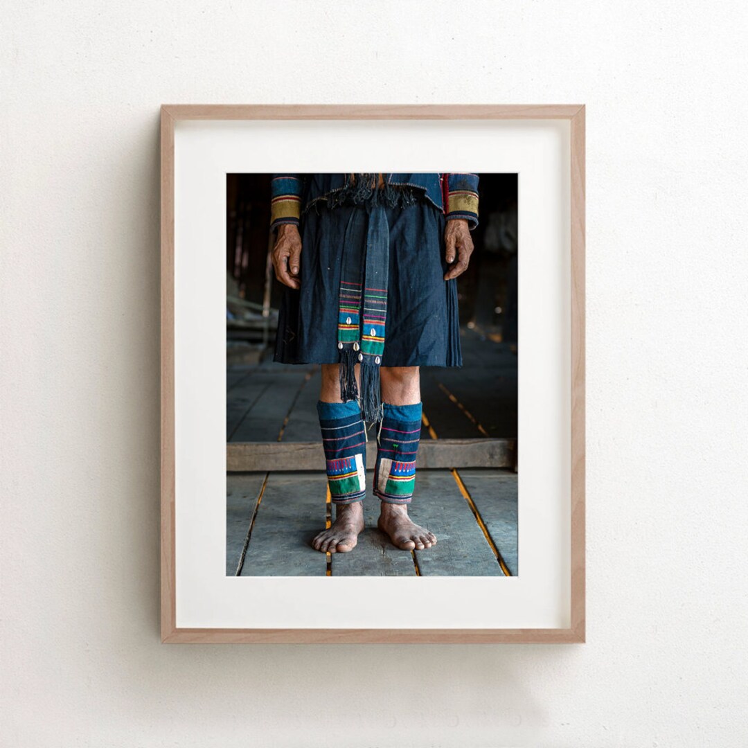 Laos Travel Photograph, Hmong Tribe Photo, Feet Wall Art Print ...