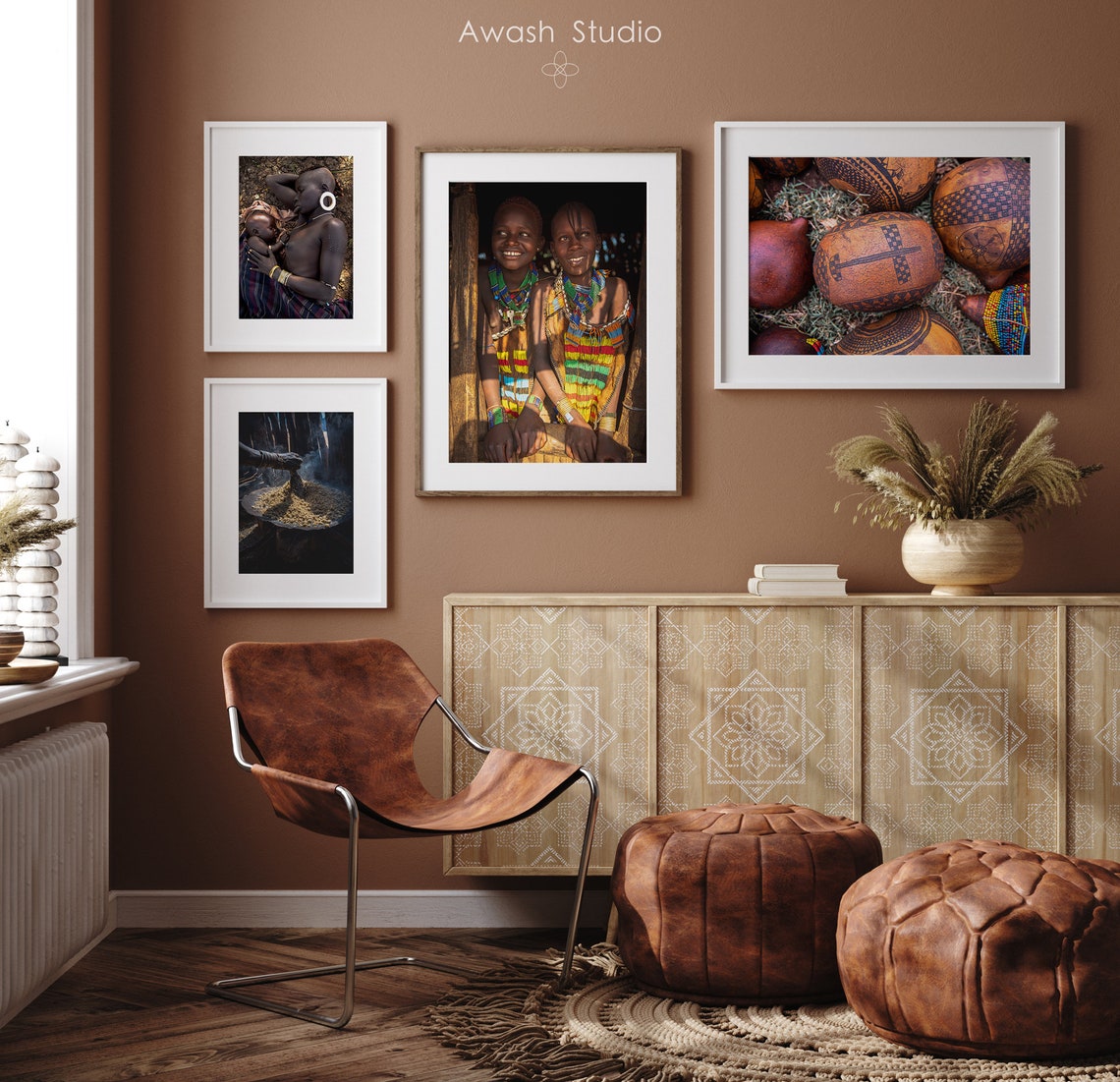 African Wall Art Prints Ethiopia Hamar Tribe Canvas Prints | Etsy