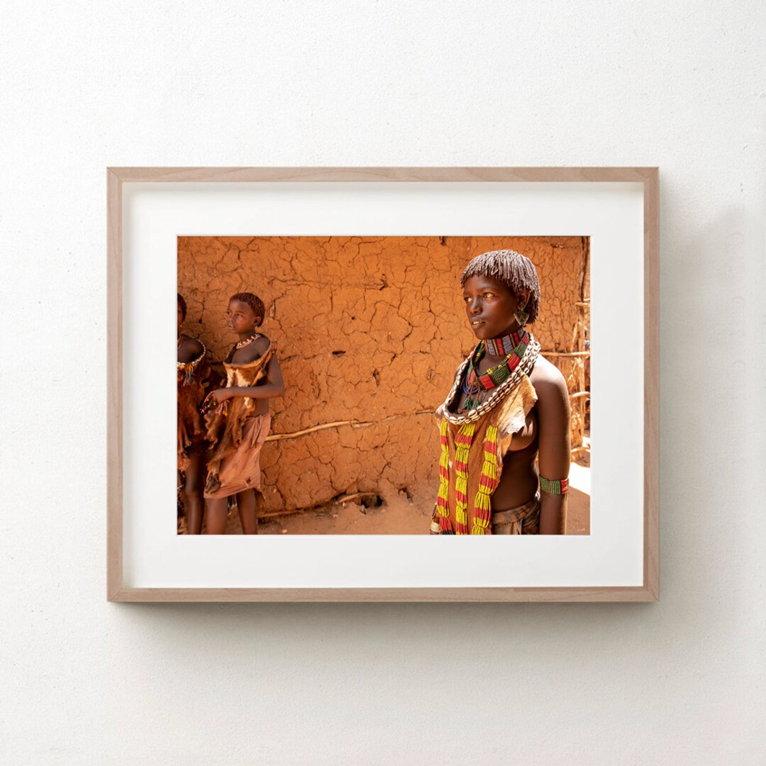 African American Art, Hamar Tribe Portrait Print, Large Wall Art Print ...
