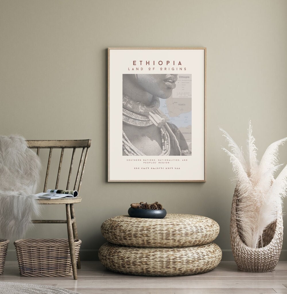 African American Art Africa Wall Art Ethiopia Tribe Poster - Etsy