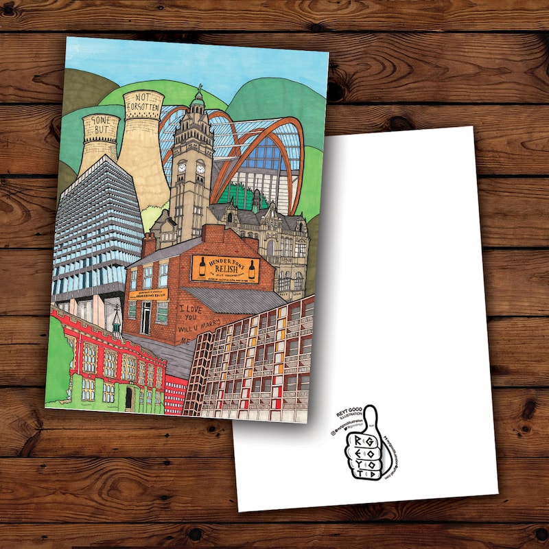Postcards Yorkshire - Etsy UK