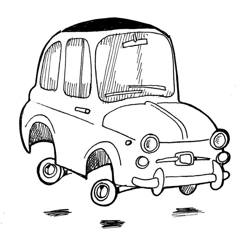 Pen & Ink Personalised Funny Cartoon Drawing Hand Drawn - Etsy