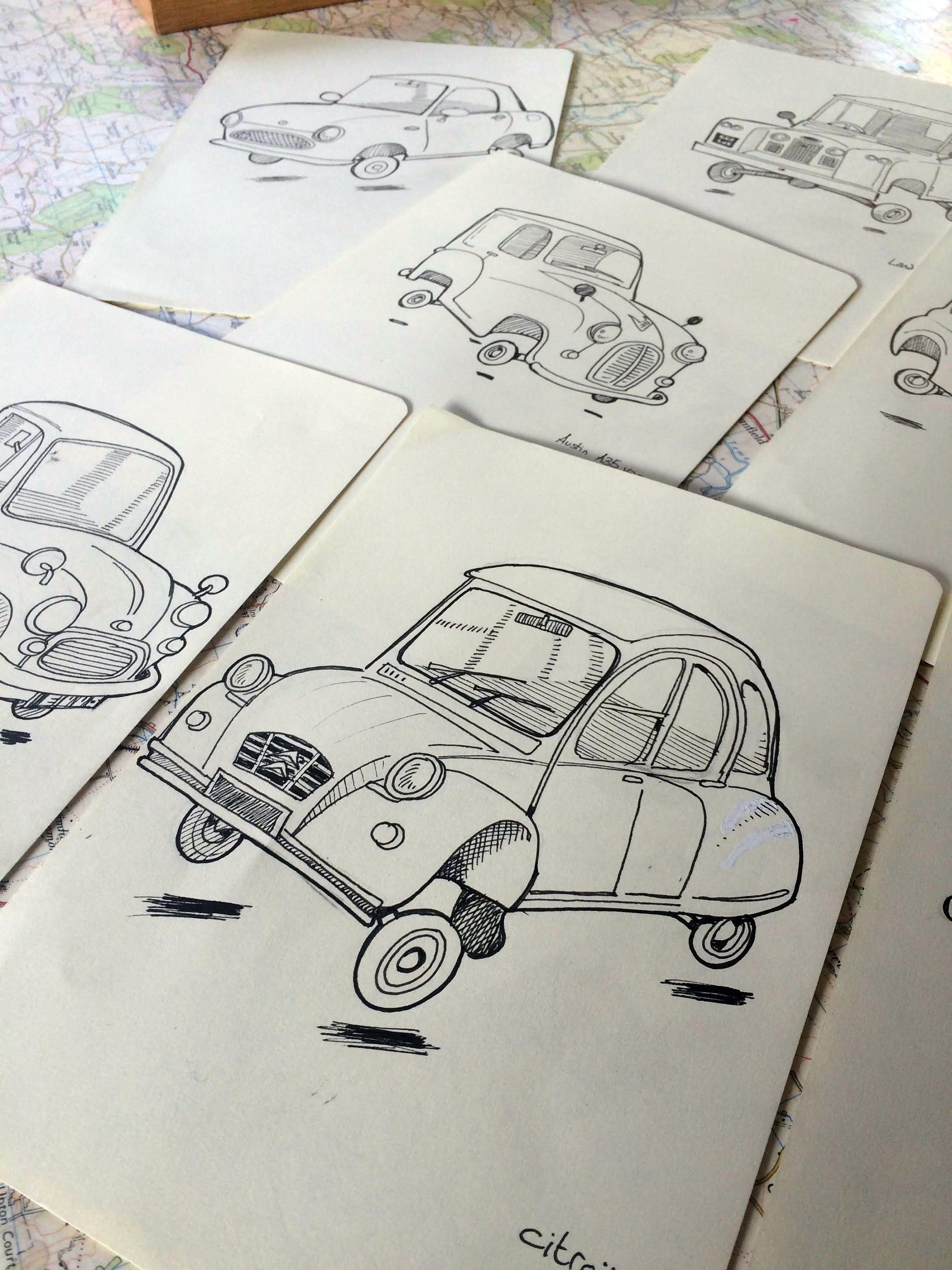 Pen & Ink Personalised Funny Cartoon Drawing Hand Drawn - Etsy