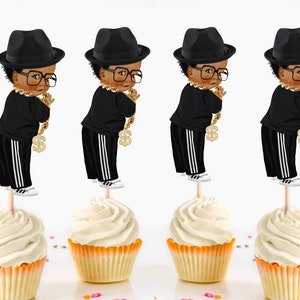 90s Hip Hop Cupcake Toppers, 90s Rapper Cupcake Toppers , 90s Hip Hop ...