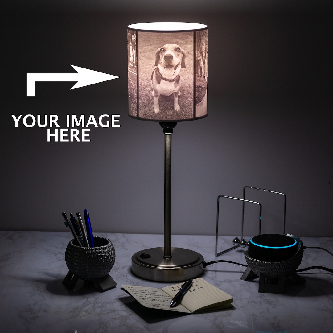 Personalized Lithophane Photo Lamp 5x7 Cool White - Etsy