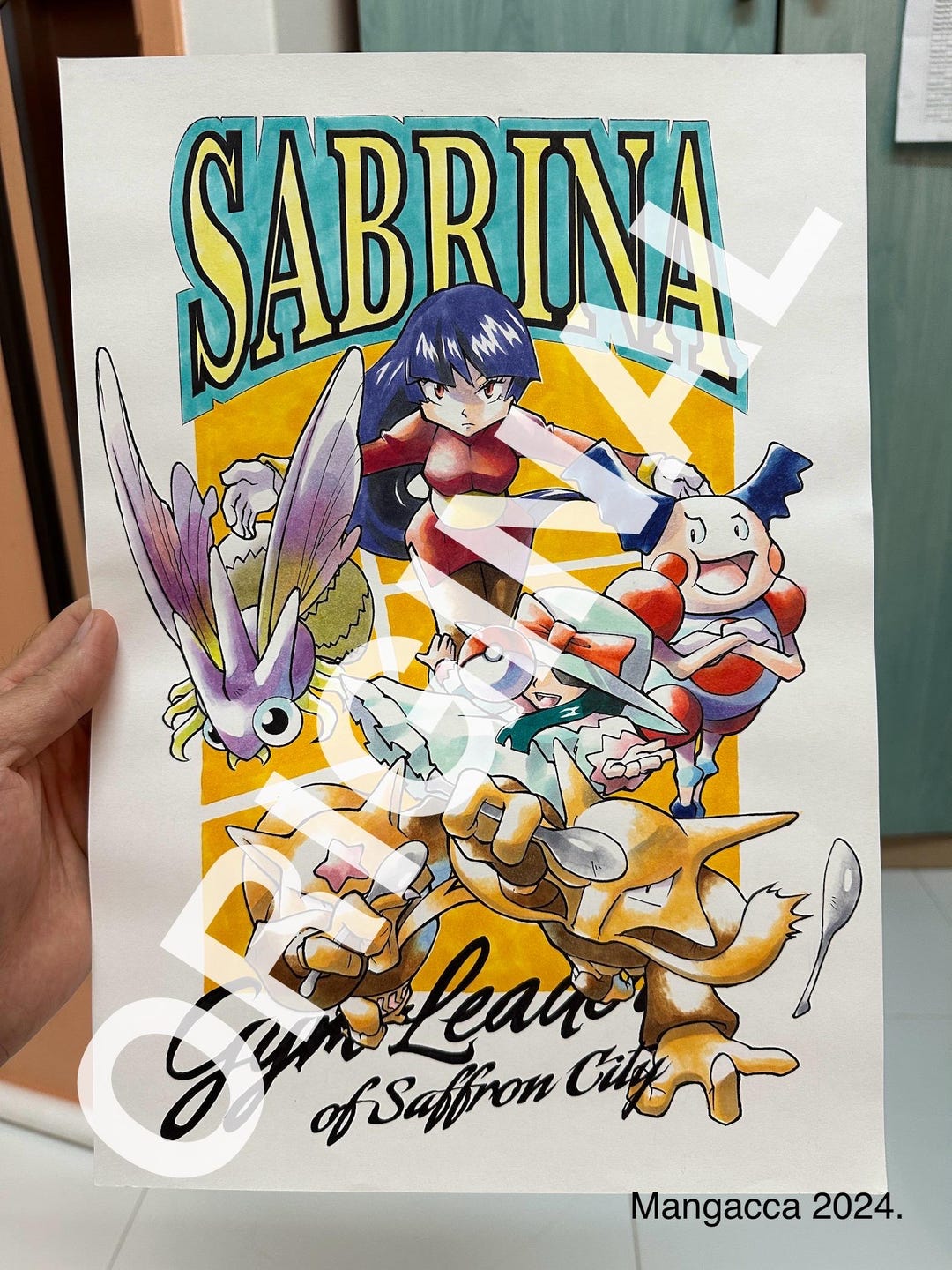 NEW B4 Original Pokemon Trainer Sabrina - Etsy
