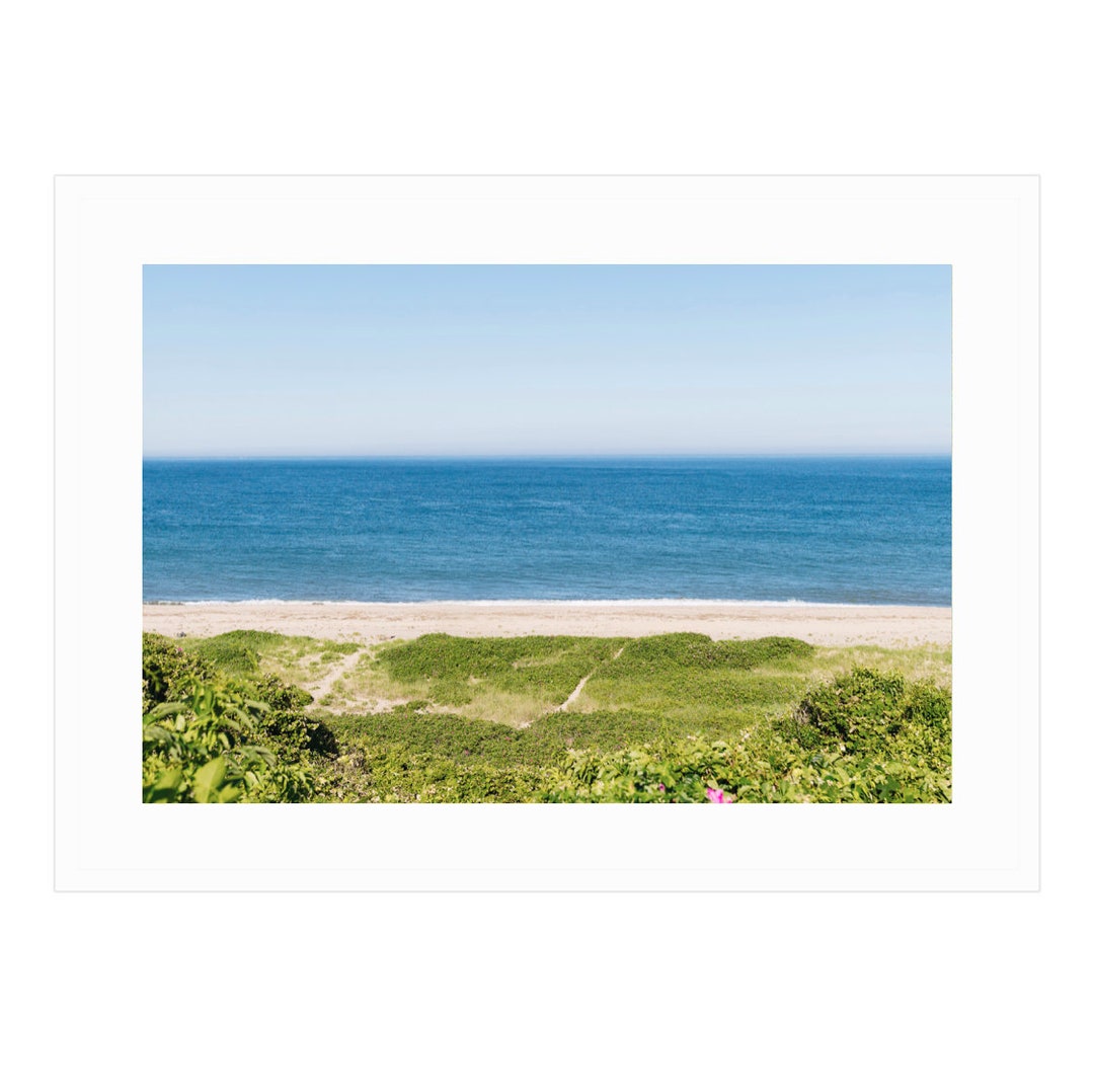 Sconset Beach Framed Nantucket Art Print - Etsy