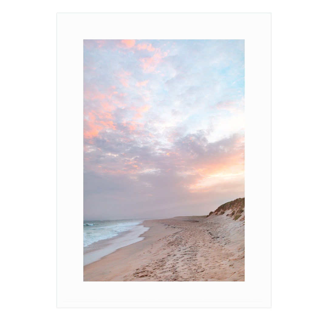 Smith Point Beach Sunset Framed Nantucket Art Print - Etsy