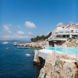 Hotel Du Cap-eden-roc Pool Framed Print - Etsy