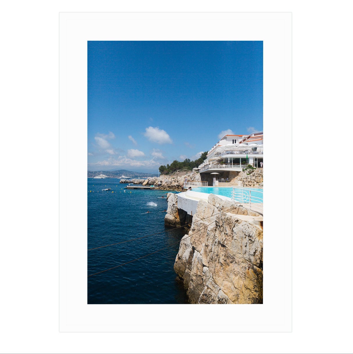 Hotel Du Cap-eden-roc Pool Framed Print - Etsy