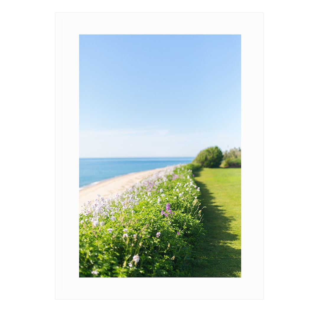 Sconset Bluff Walk Framed Nantucket Art Print - Etsy
