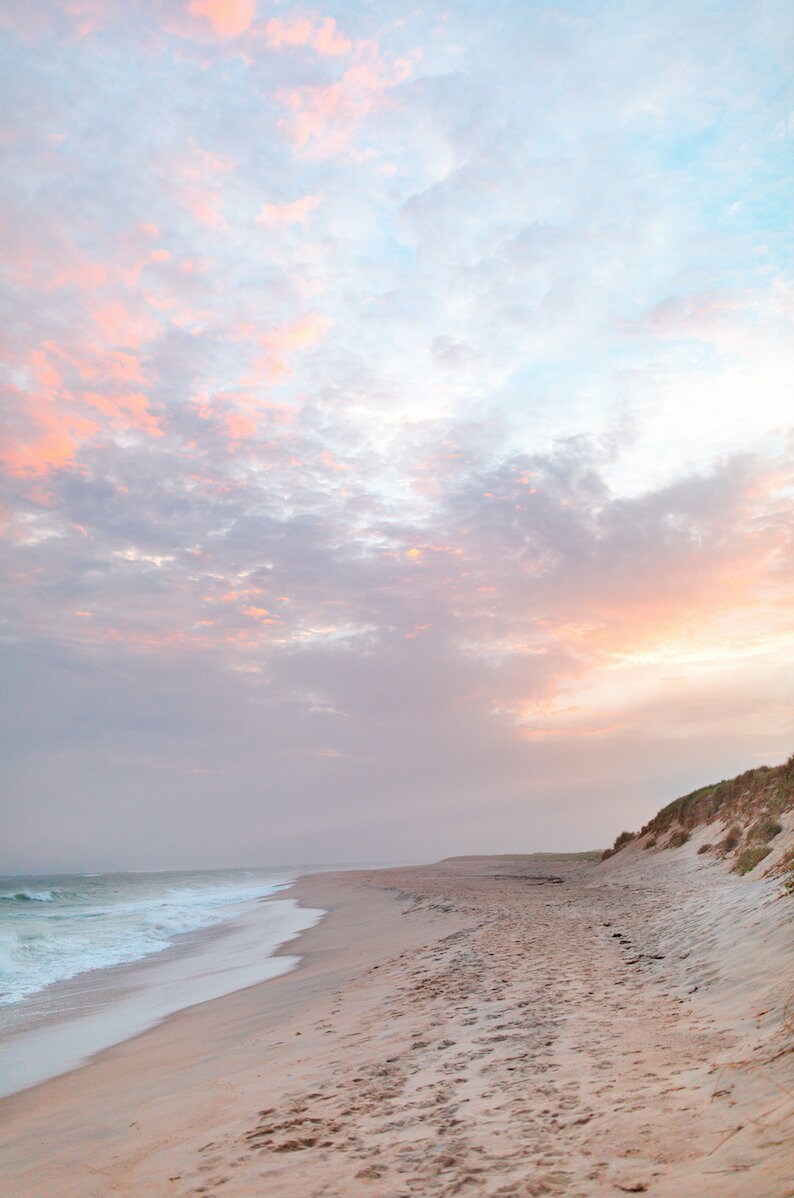 Smith Point Beach Sunset Framed Nantucket Art Print - Etsy
