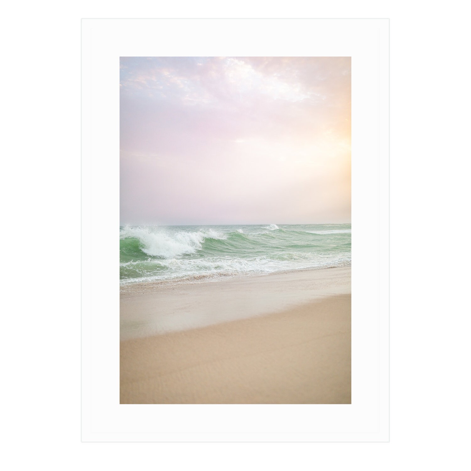 Smith Point Beach Sunset Framed Nantucket Art Print | Etsy