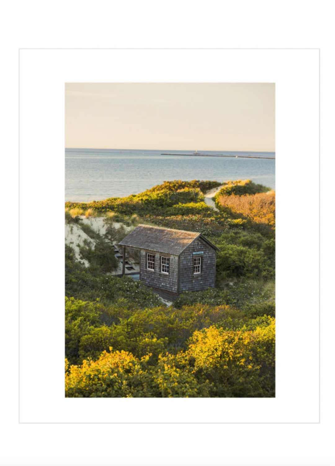 Le Shack at Steps Beach Framed Nantucket Art Print - Etsy