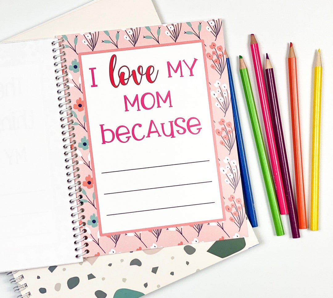 Mothers Day Card From Child, Mothers Day Gift, Memory Book for Mom ...