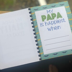 Personalized Gift for Papa - Papa Book - Papa Christmas Gift - Grandpa ...