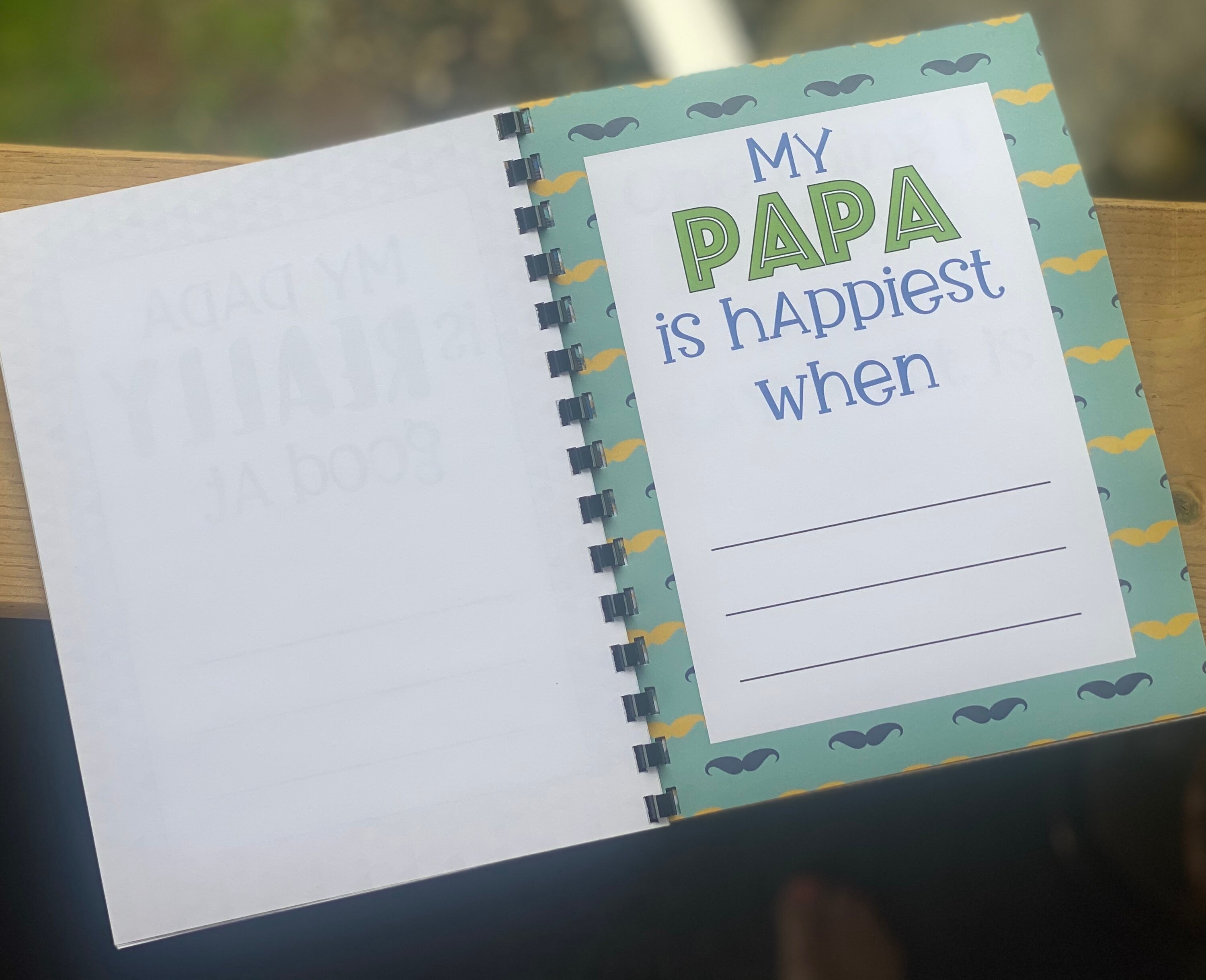 Personalized Gift for Papa Papa Book Papa Christmas Gift - Etsy