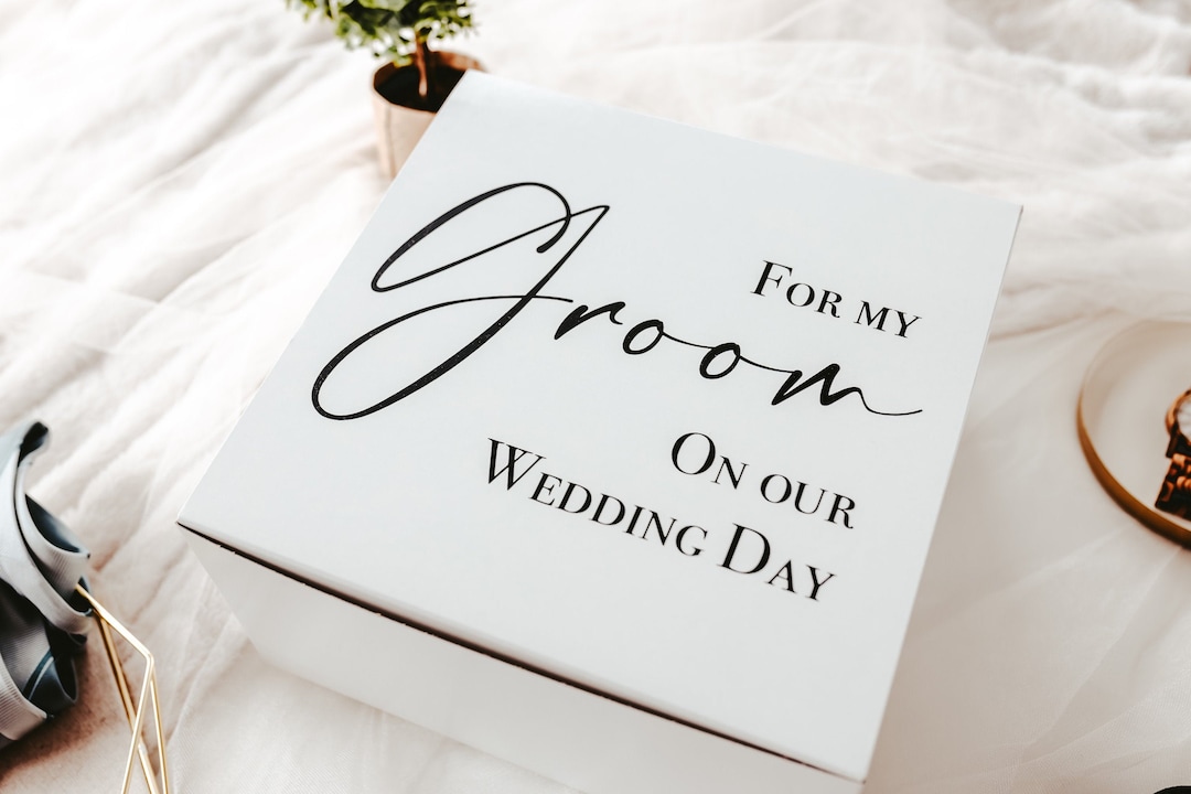 Filled Groom Gift From the Bride on Wedding Day, Gift for Groom, Groom ...