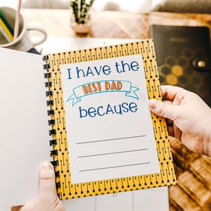 Dad Gift, Fathers Day Book, Dad Book, Personalized Book, Activity Book ...