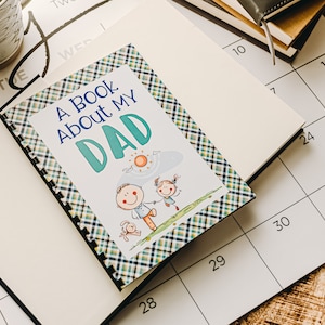 Dad Gift, Fathers Day Book, Dad Book, Personalized Book, Activity Book ...